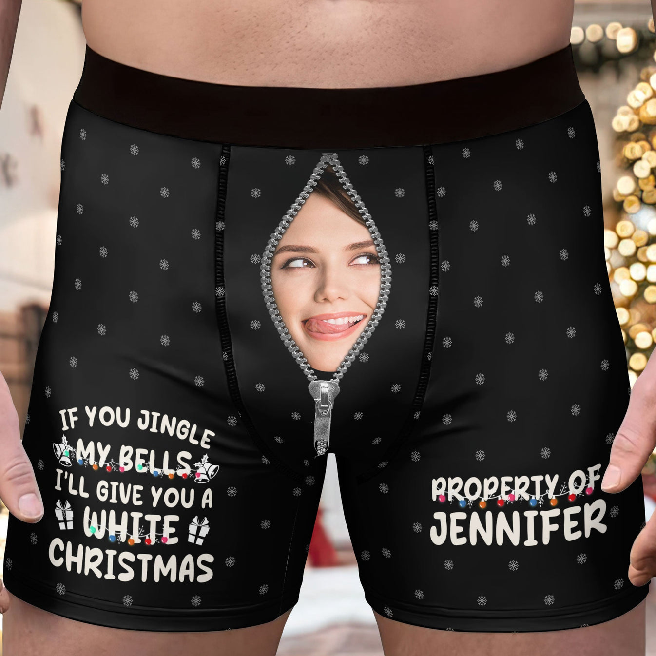 If You Jingle My Bells I Promise You A White Christmas Custom Face ...