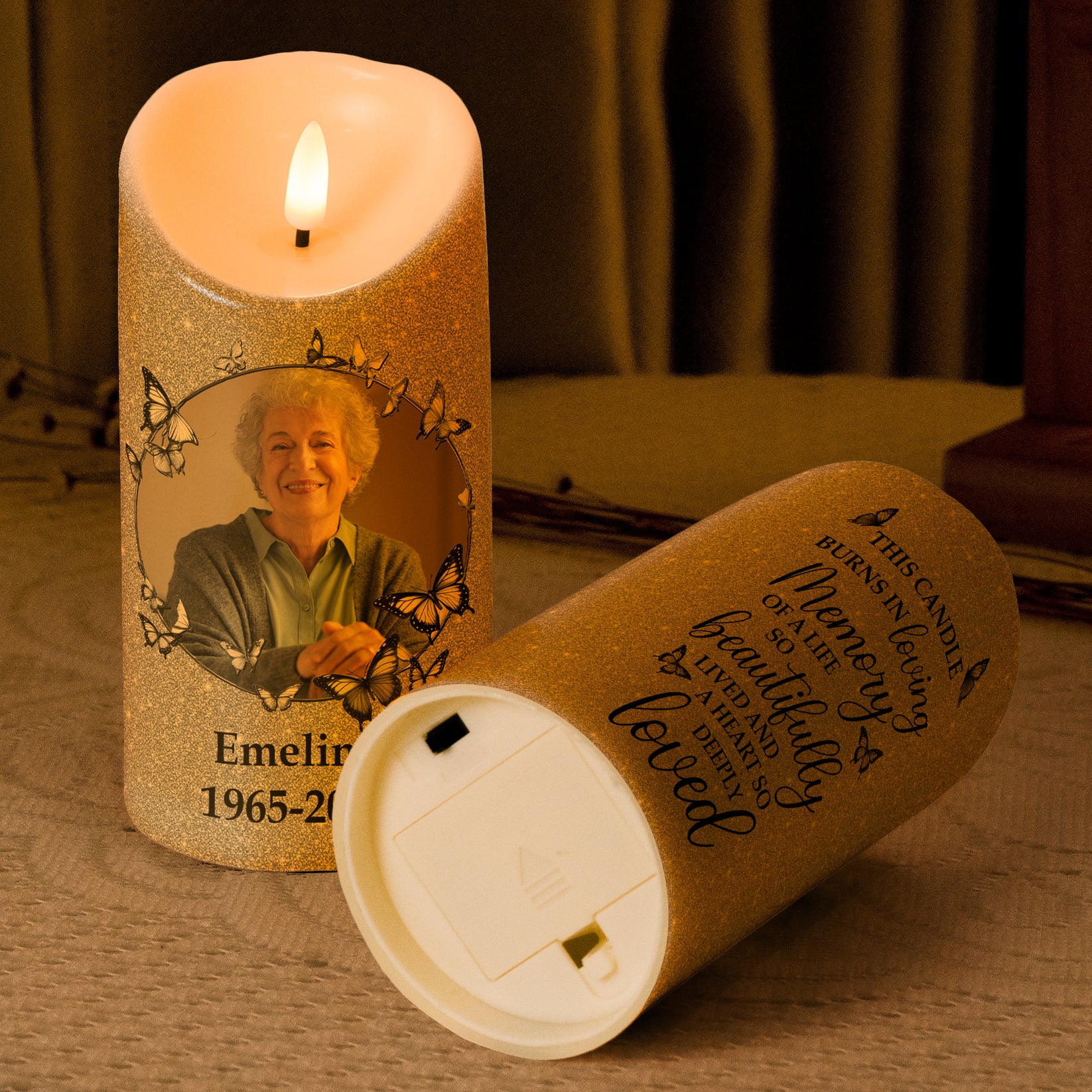 In Loving Memory Of A Life So Beautifully Lived - Personalized Photo ...