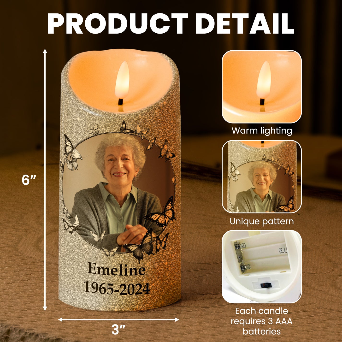 In Loving Memory Of A Life So Beautifully Lived - Personalized Photo ...