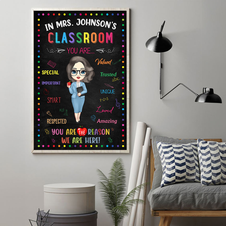 In This Classroom You Are - Personalized Poster – Macorner