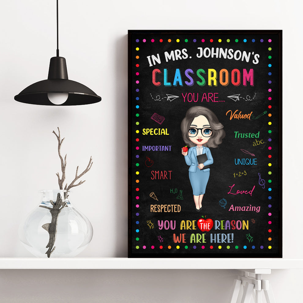 In This Classroom You Are - Personalized Poster – Macorner