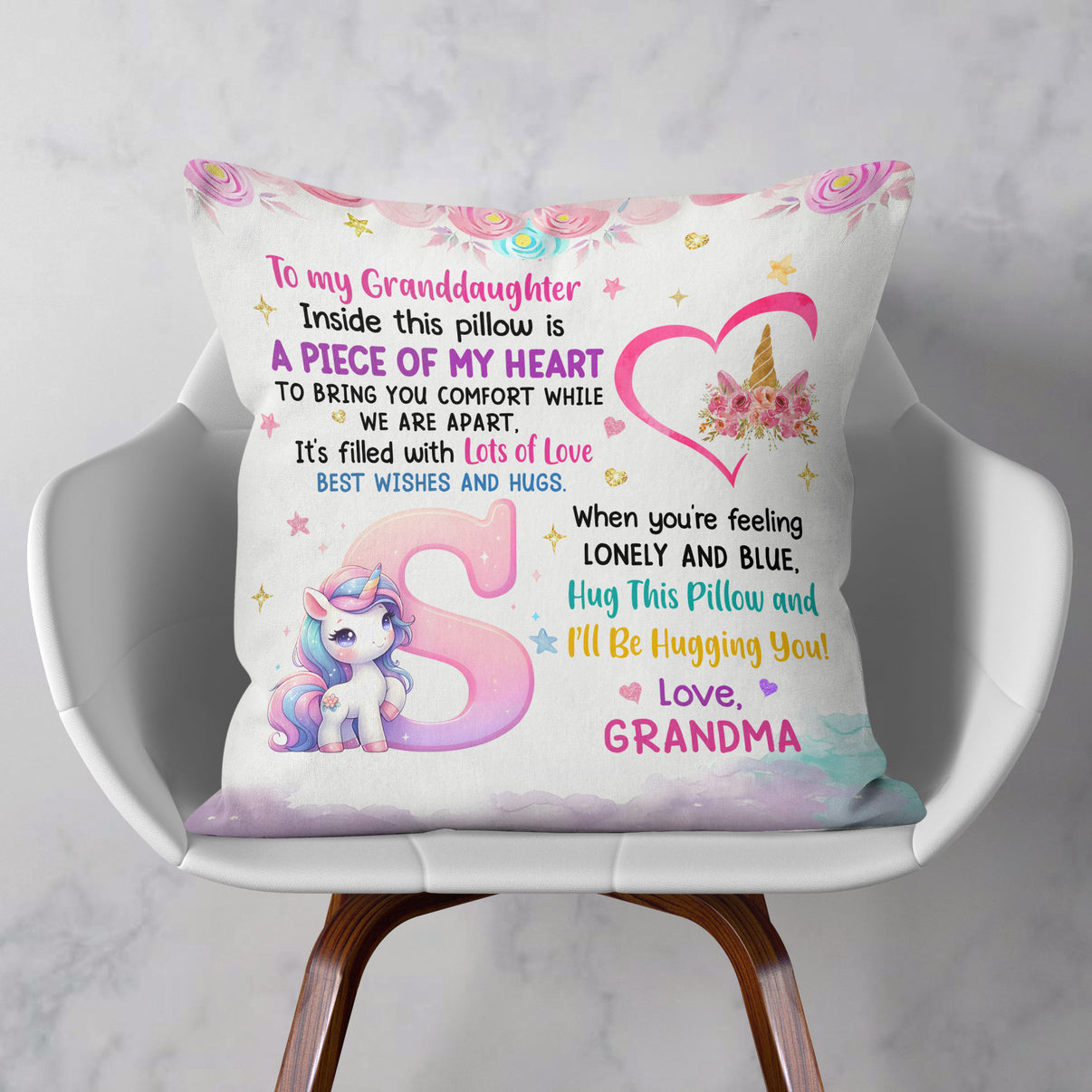 Inside This Pillow Is A Piece Of My Heart - Personalized Pillow (Inser ...