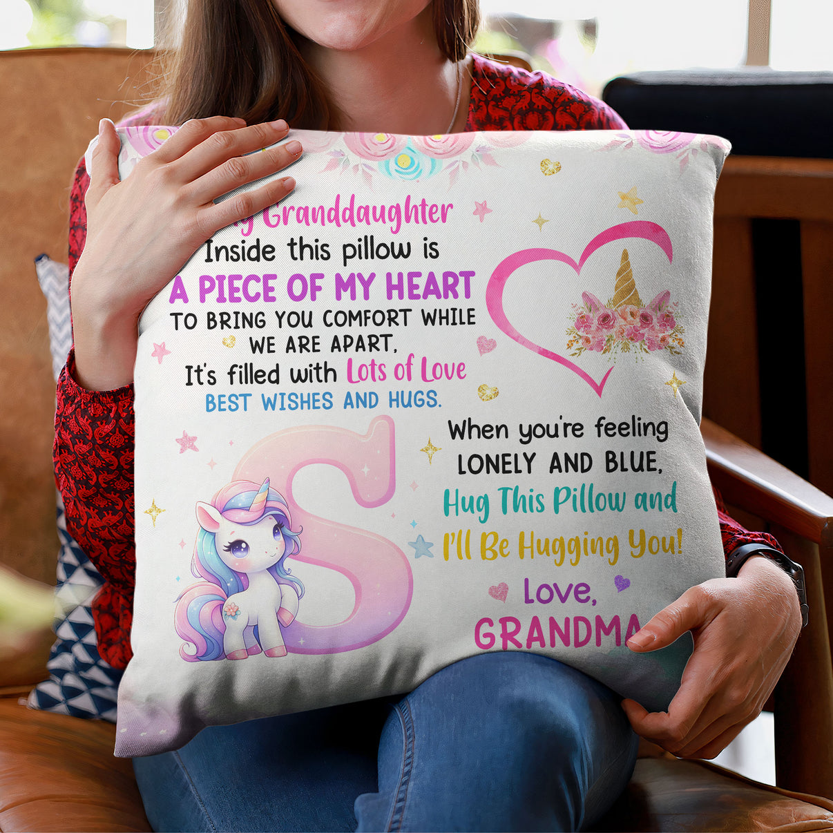Inside This Pillow Is A Piece Of My Heart - Personalized Pillow (Inser ...