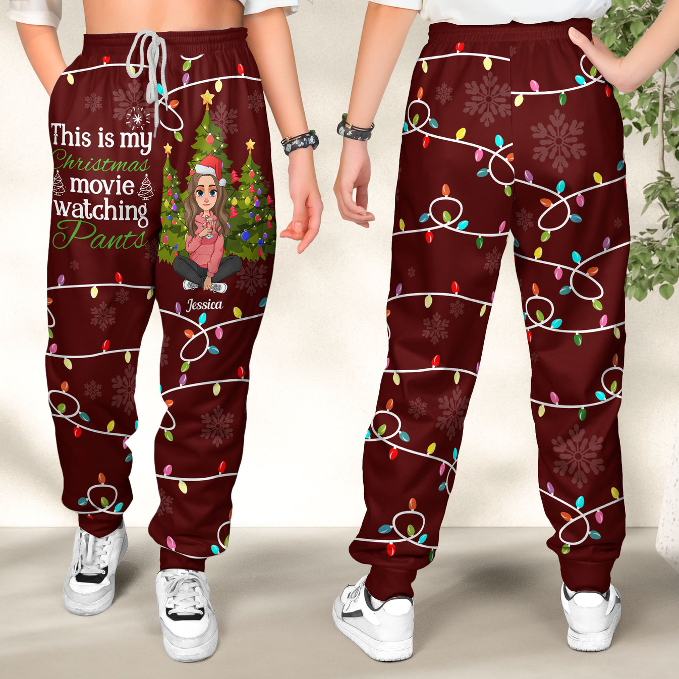 Just A Girl Who Loves Christmas - Personalized Sweatpants – Macorner