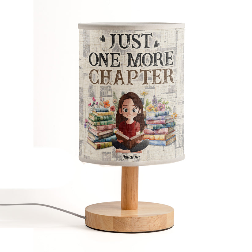 Just One More Chapter - Personalized Fabric Lamp – Macorner