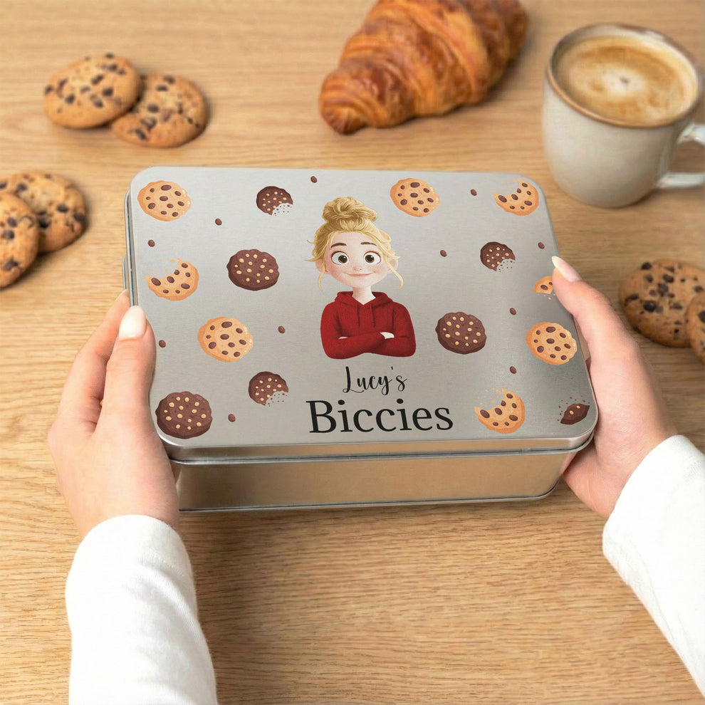 Kid Biccies - Personalized Cookie Tin Box – Macorner