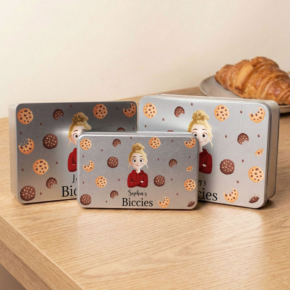 Kid Biccies - Personalized Cookie Tin Box – Macorner