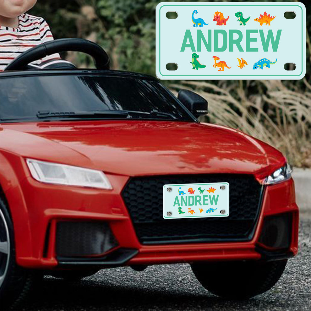 Kid Girl Boy Name Sign - Personalized Mini License Plate – Macorner