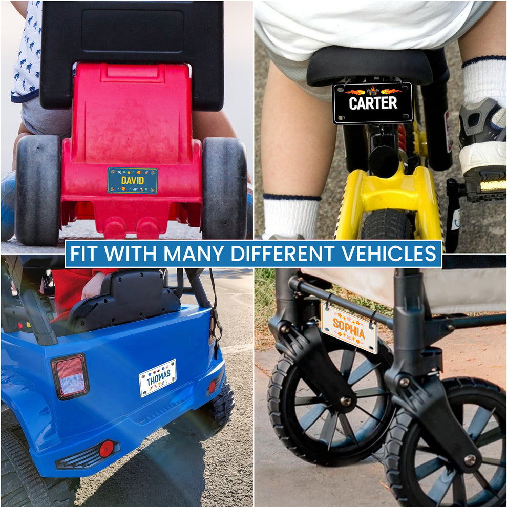 Kid Girl Boy Name Sign - Personalized Mini License Plate – Macorner