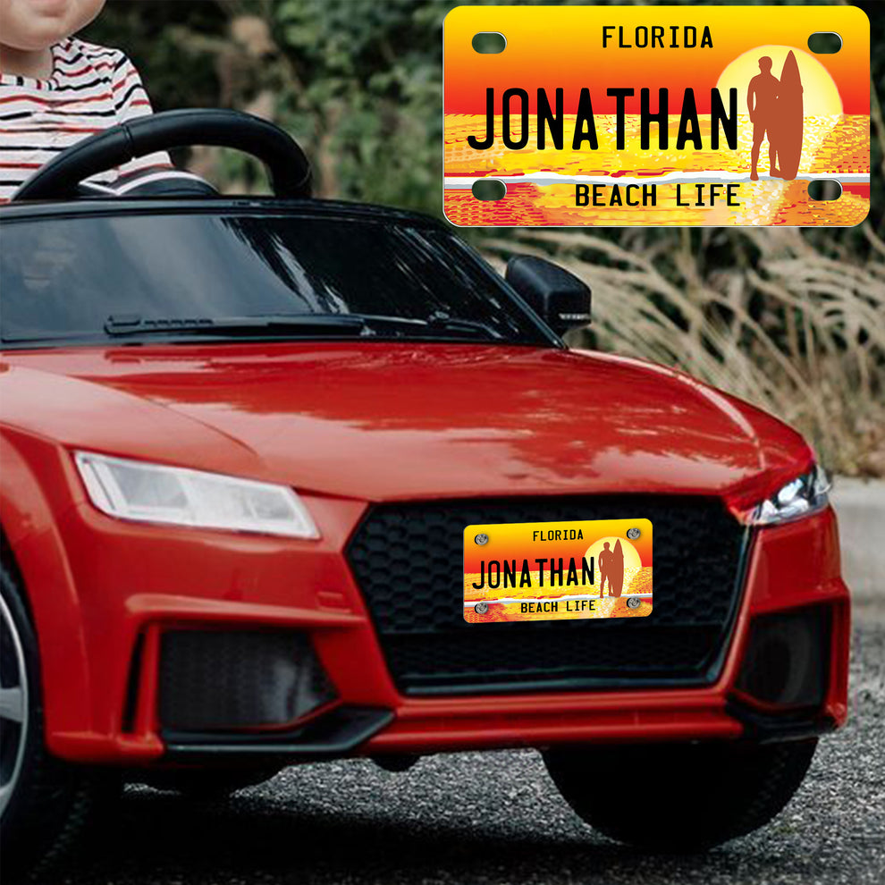 Kid Name Plates For Decoration - Personalized Mini License Plate – Macorner
