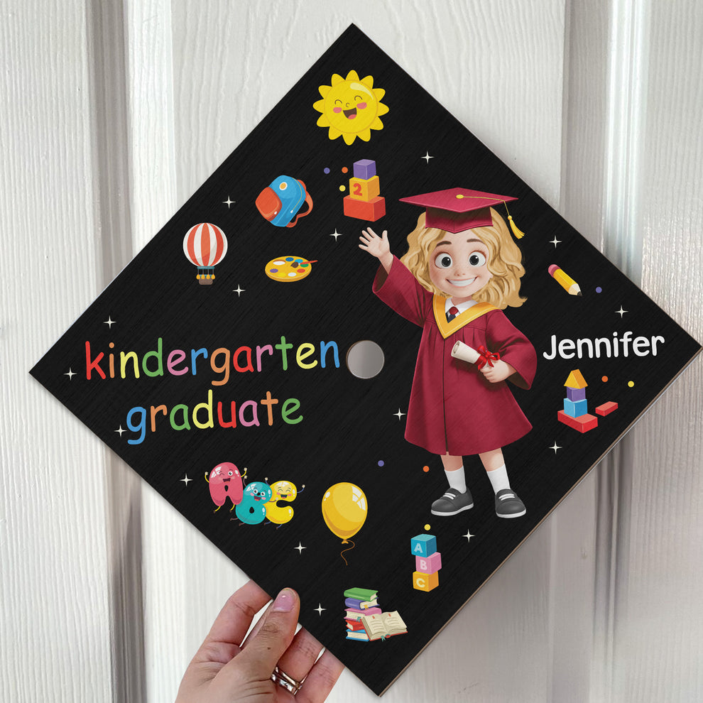 Kindergarten Preschool Graduation - Personalized Graduation Cap Topper ...