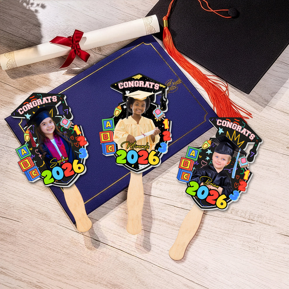 Kindergarten Preschool Graduation - Personalized Graduation Fan – Macorner