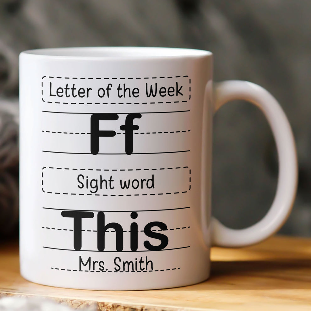 Letter Of The Week F This - Personalized Mug – Macorner