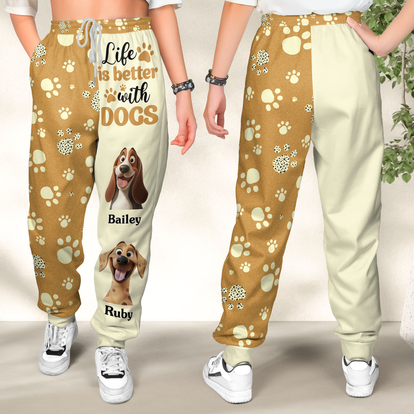 Life Is Better With Dogs - Personalized Sweatpants – Macorner