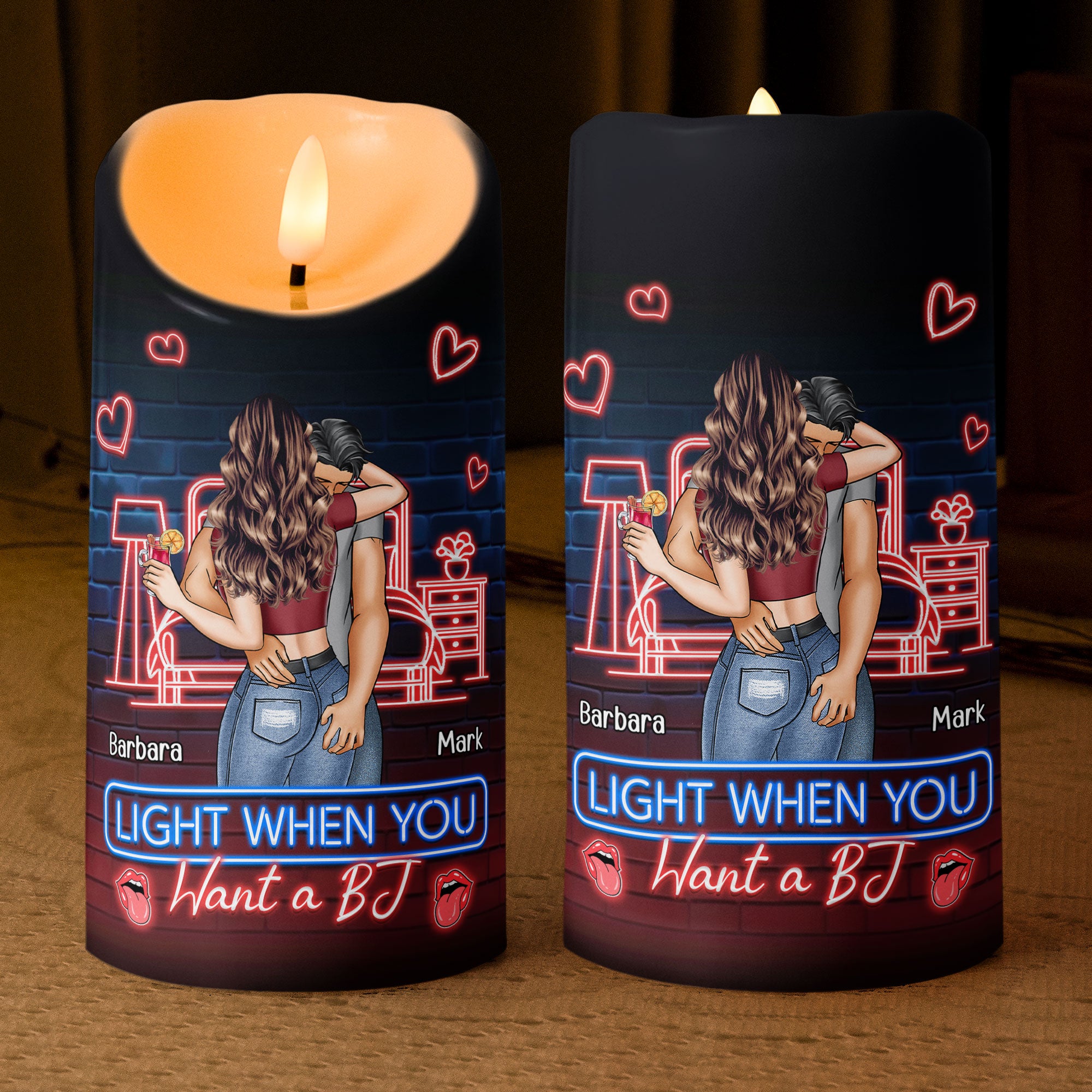 Light Me When You Want A - Personalized LED Candle – Macorner