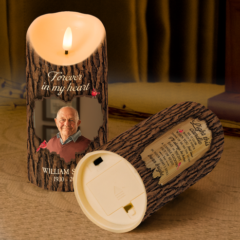 Light This Candle See It Glow - Personalized Photo LED Candle – Macorner