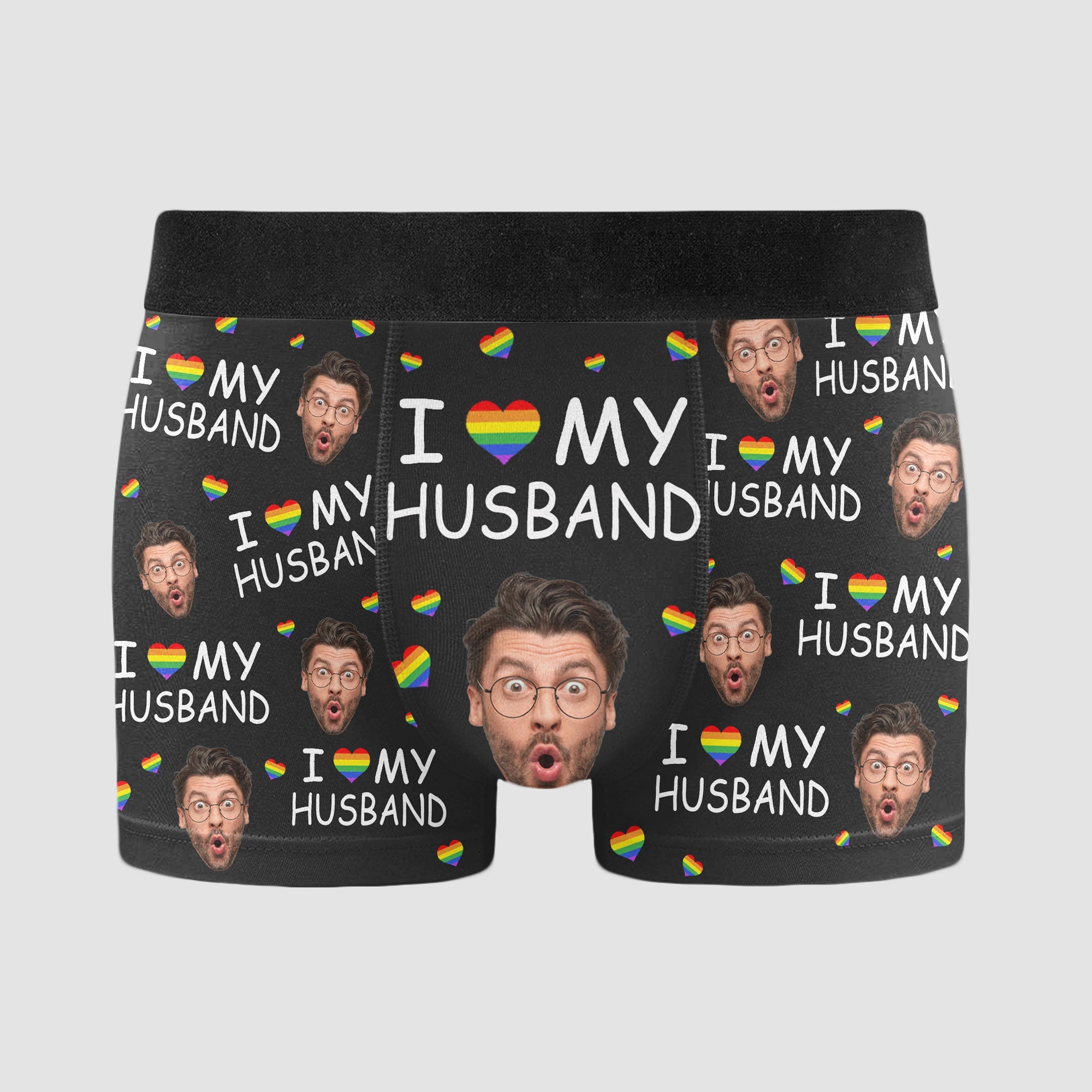 I Love My Husband - Personalized Men's Boxer Briefs – Macorner
