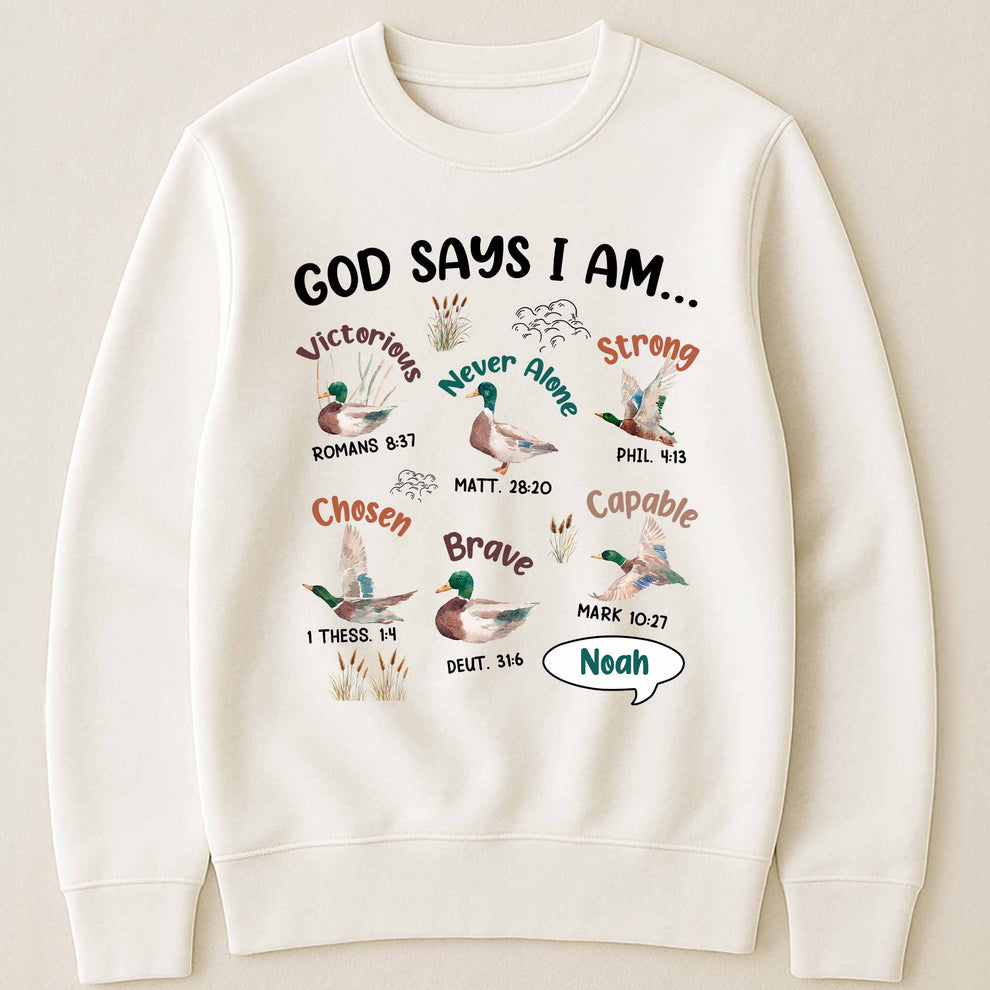 Mallard Duck God Says I Am - Personalized Shirt – Macorner