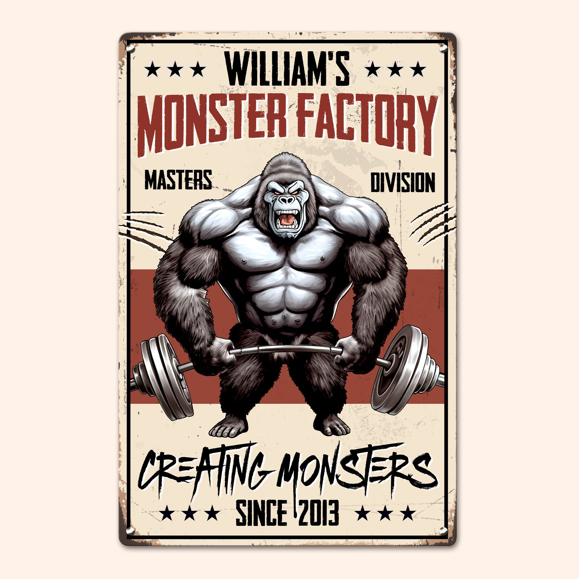 Monster Factory - Personalized Metal Sign – Macorner