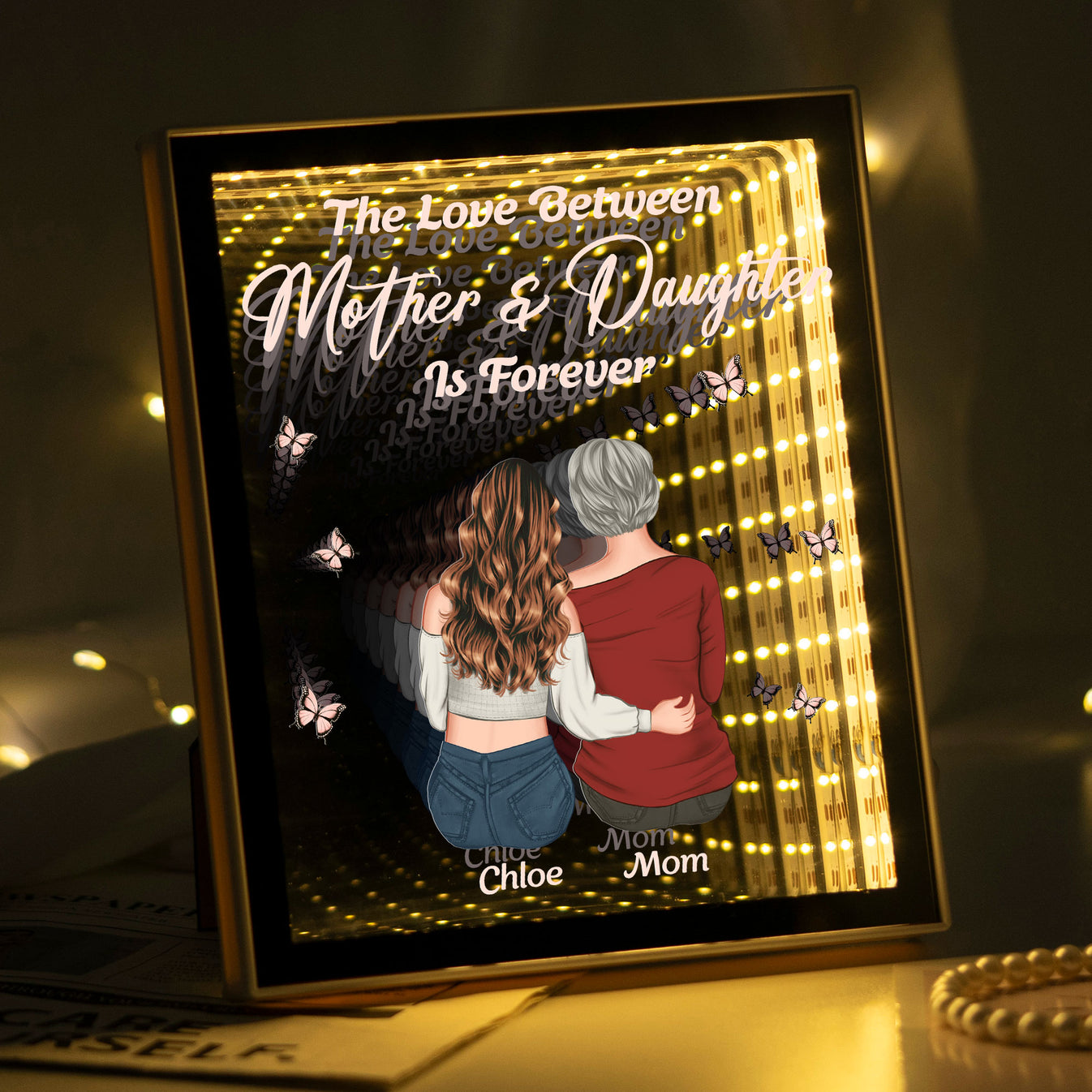 Mother And Daughters, Sons Forever Linked Together - Personalized ...