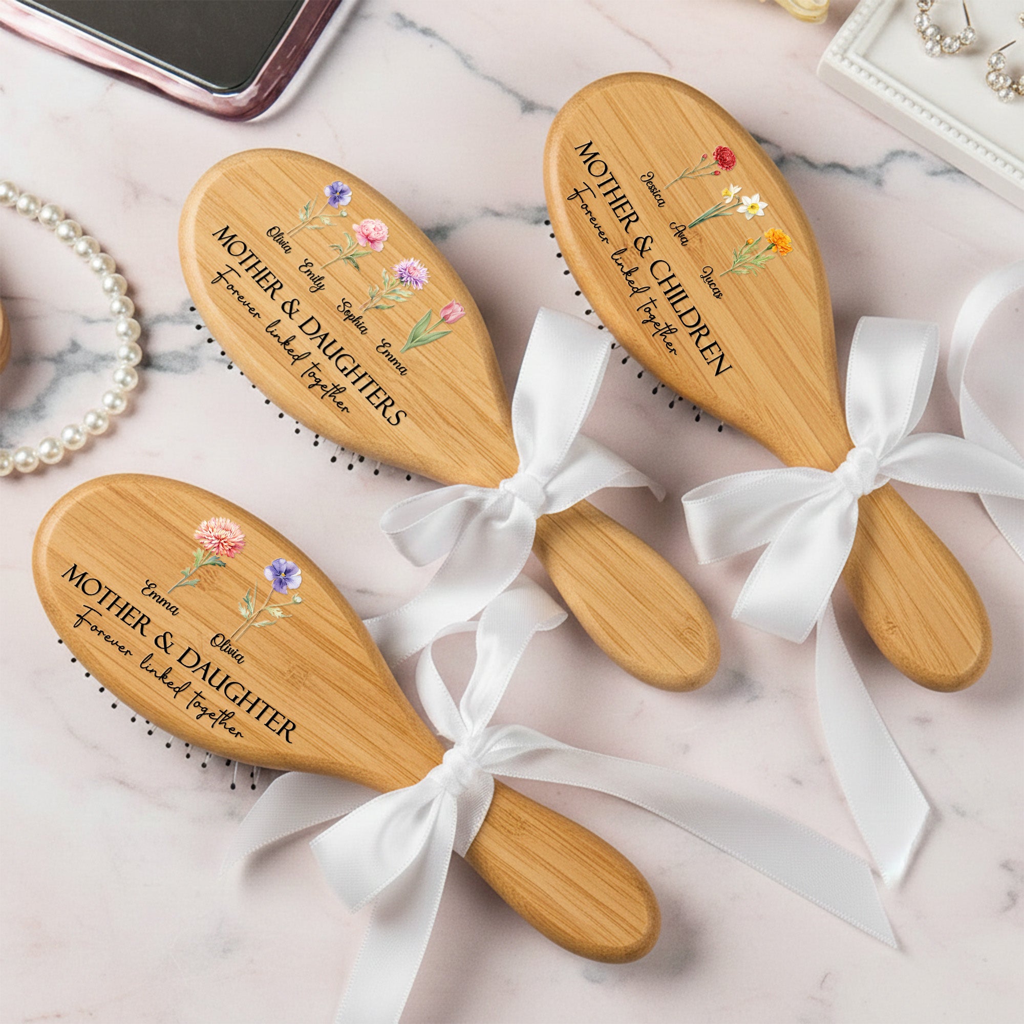 Mother & Daughters Forever Linked Together Mother's Day Gift ...