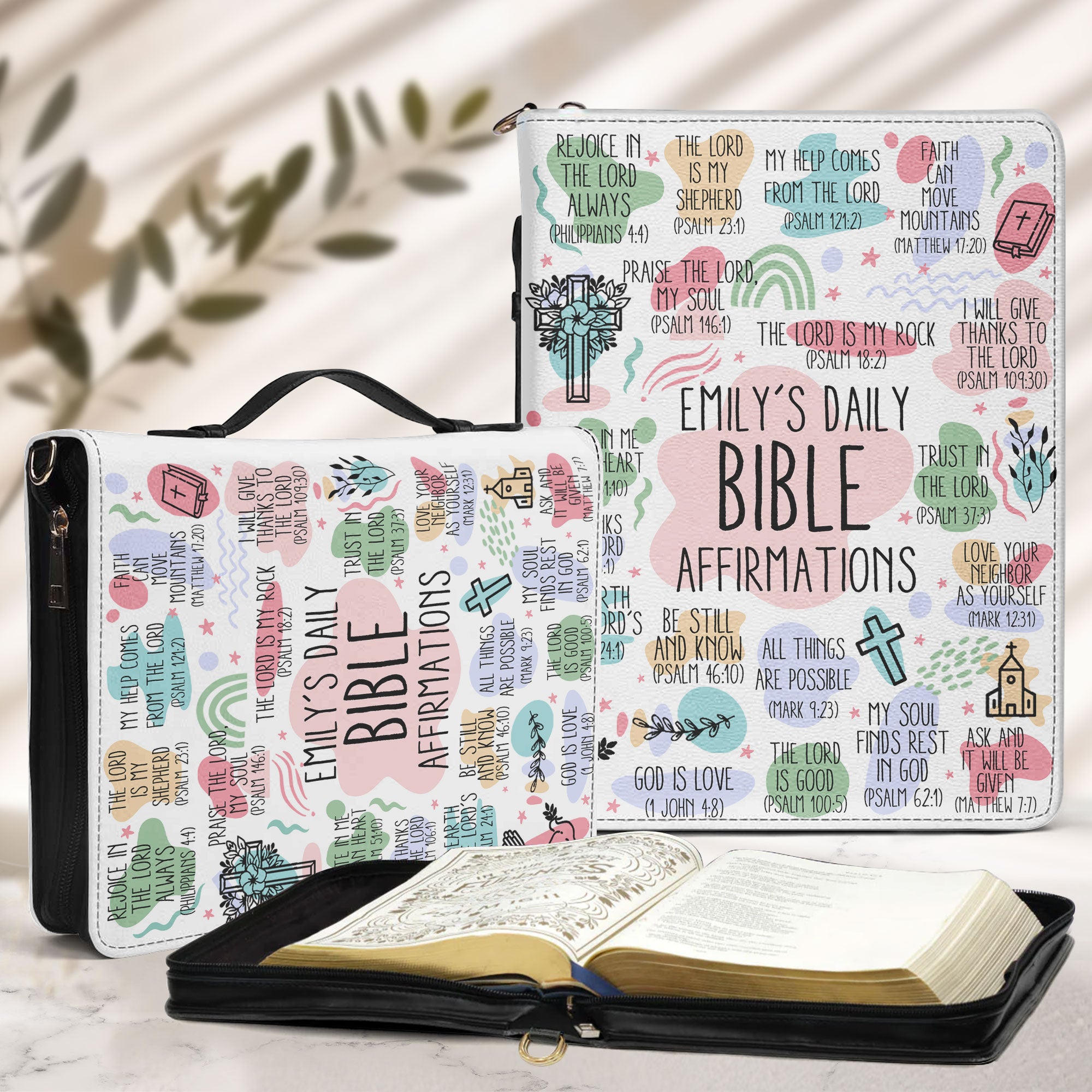 My Daily Bible Affirmations - Personalized Bible Cover – Macorner