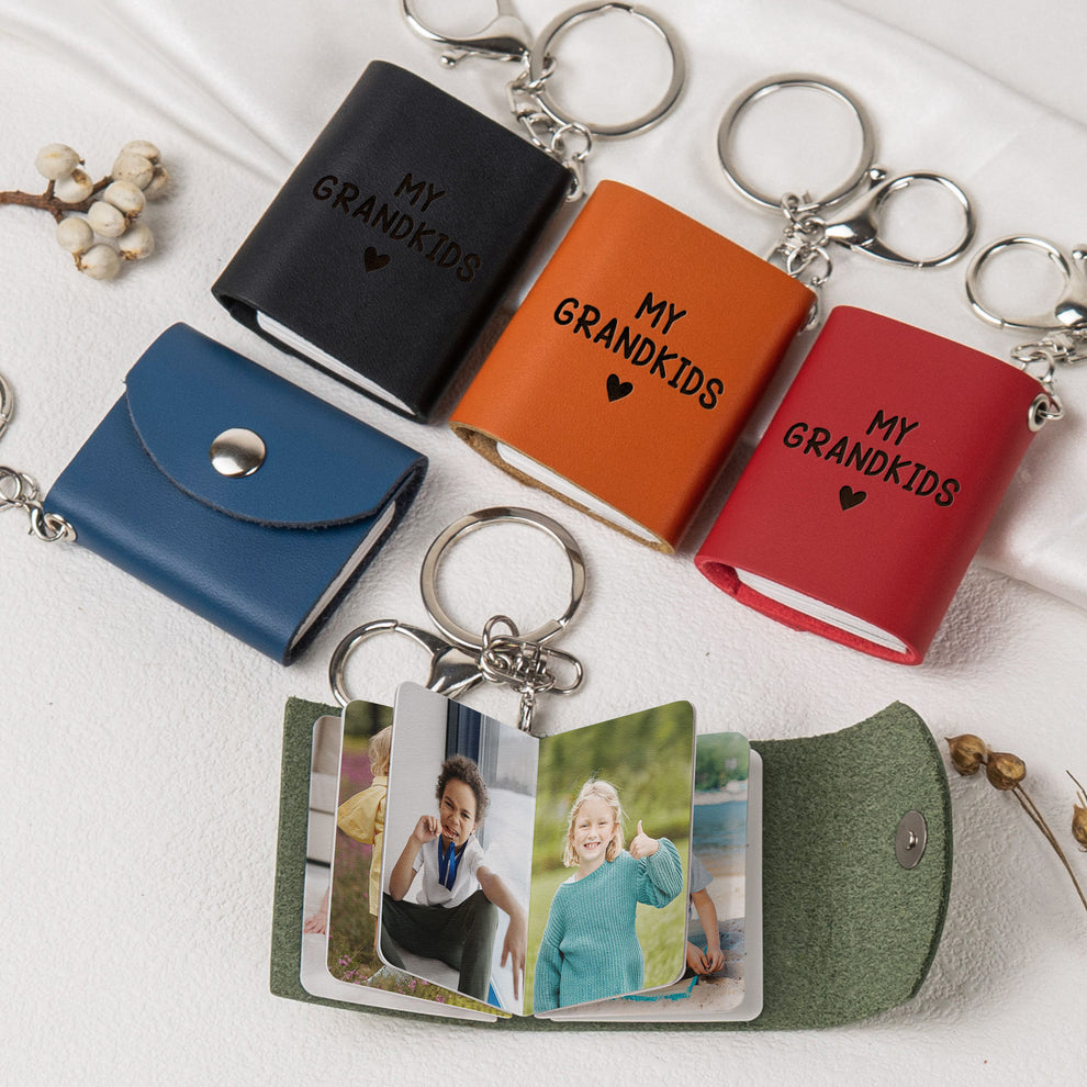 My Grandkids - Personalized Mini Photo Album Keychain – Macorner