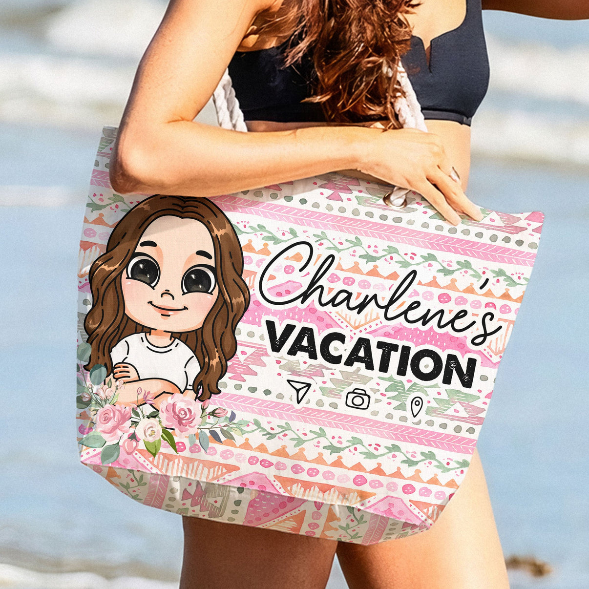 My Lovely Vacation Bag - Personalized Beach Bag – Macorner