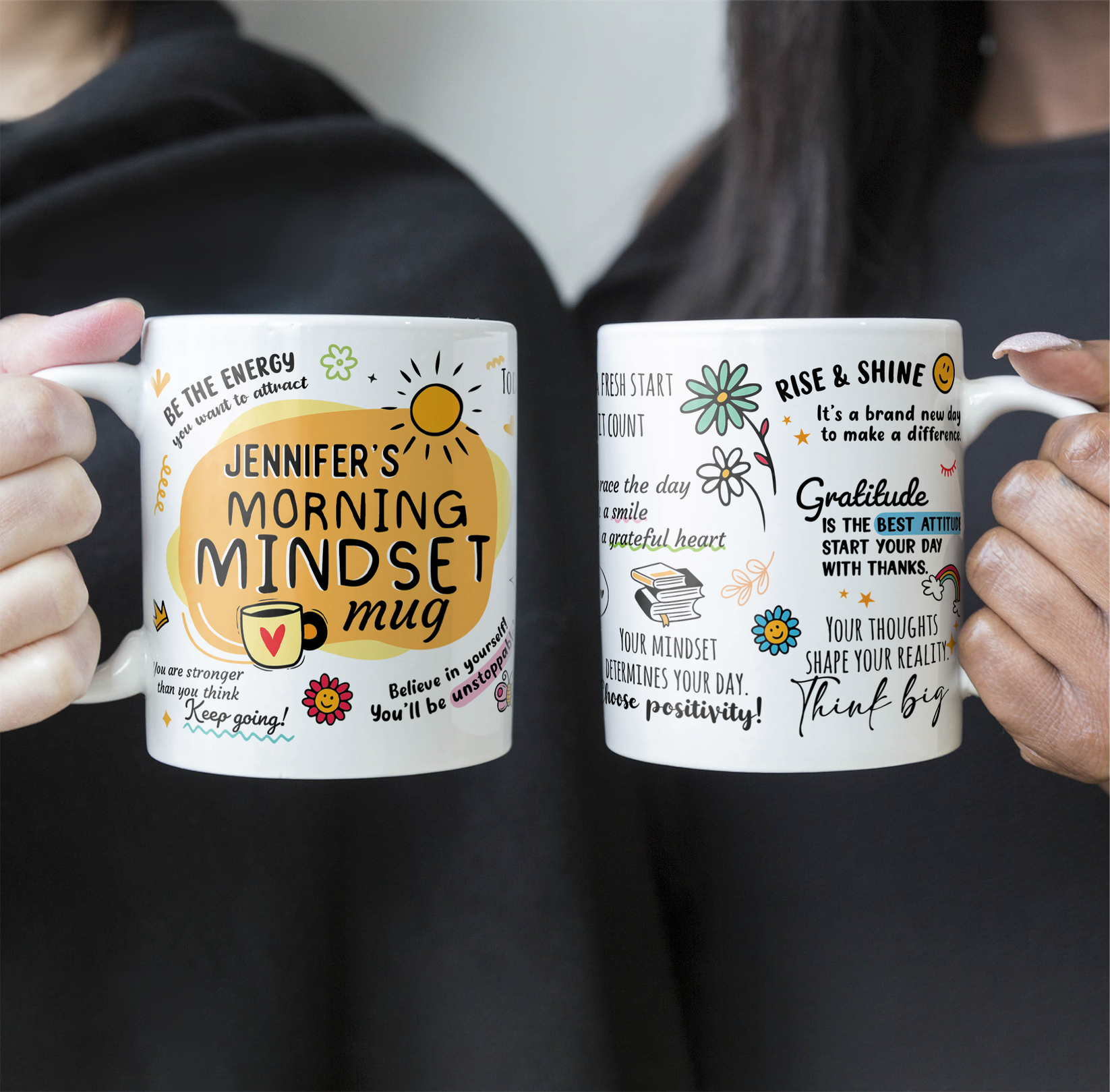 My Morning Mindset Mug Self Love Mug Self Gift - Personalized Mug ...