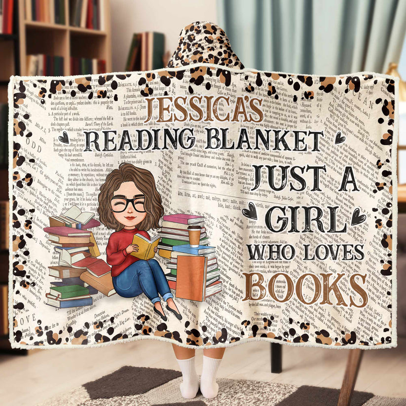 My Reading Blanket - Personalized Wearable Blanket Hoodie – Macorner