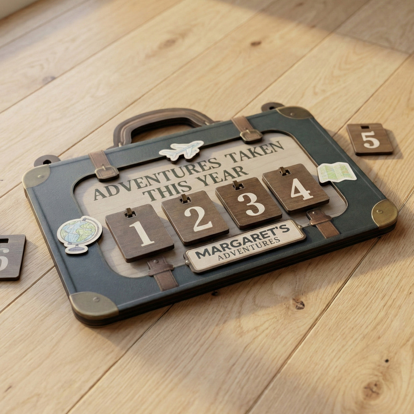 My Travel Log - Personalized Travel Tracker Sign – Macorner