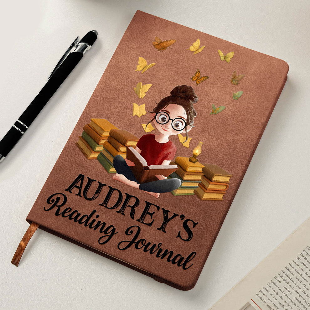 My Reading Journal - Personalized Leather Journal – Macorner