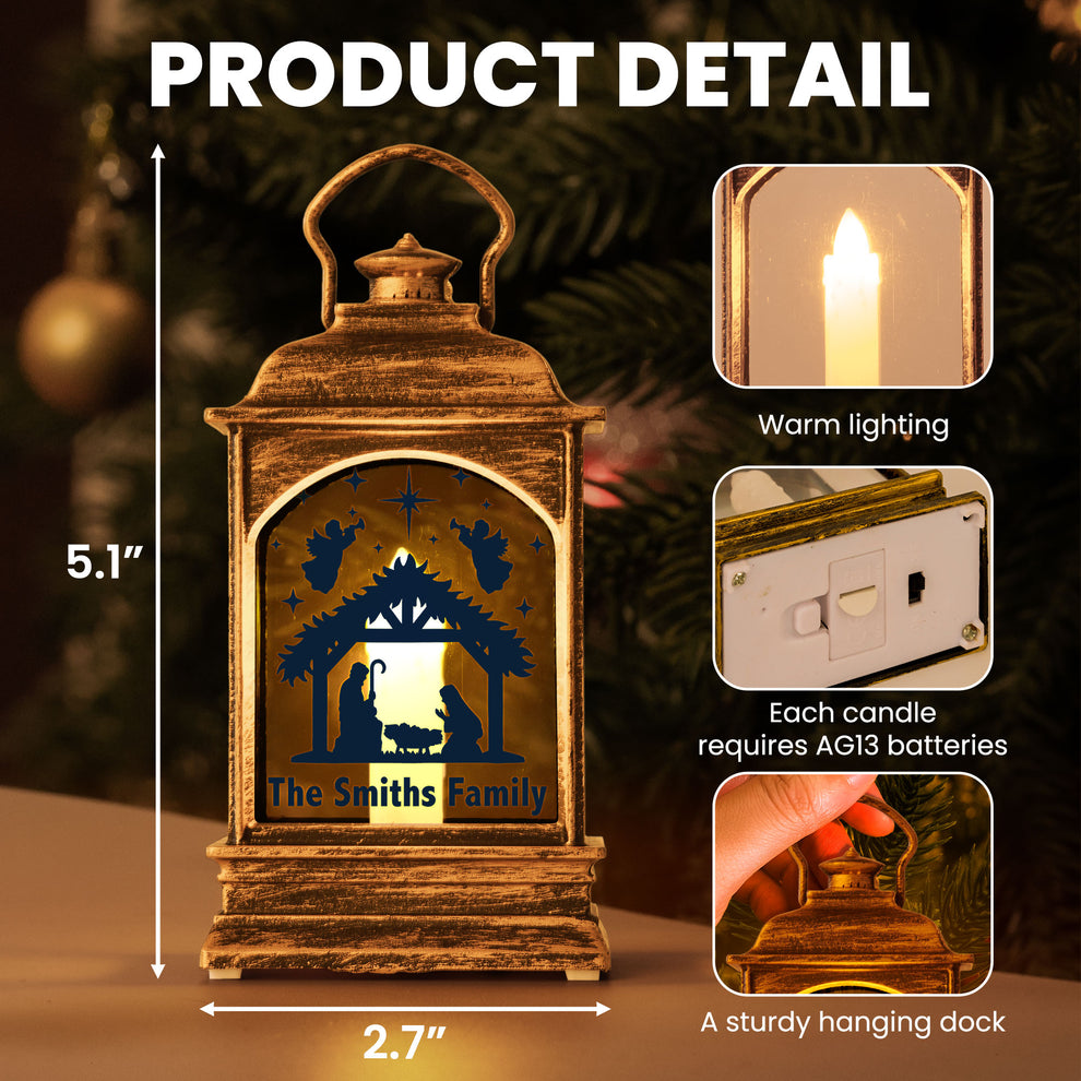 Nativity Scene - Personalized Wind Lamp – Macorner