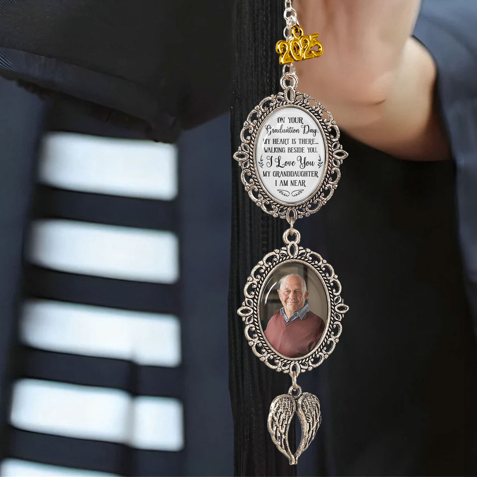 On Your Graduation Day My Heart Is There - Custom Graduation Tassel ...