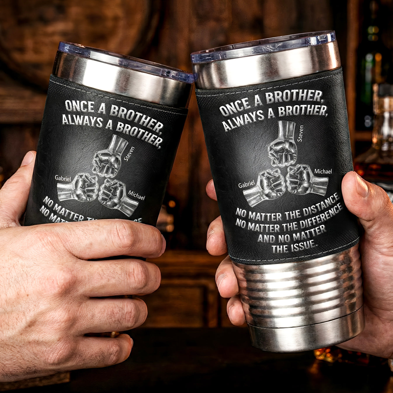 Once A Brother, Always A Brother, No Matter The Distance - Personalized ...