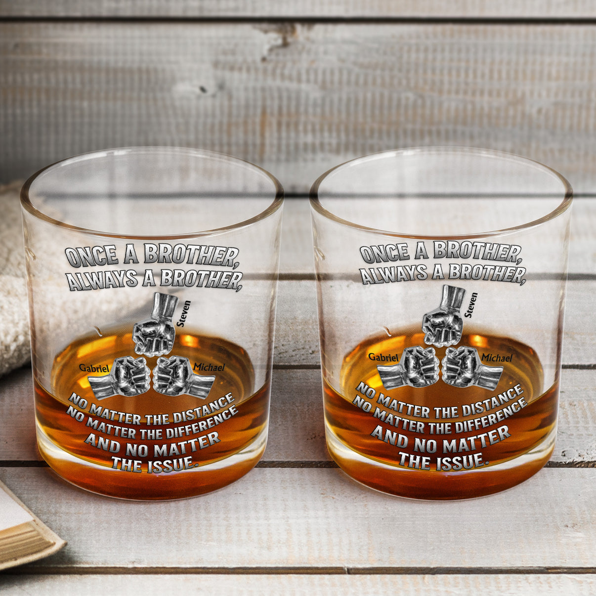 Once A Brother, Always A Brother, No Matter The Distance - Personalized ...