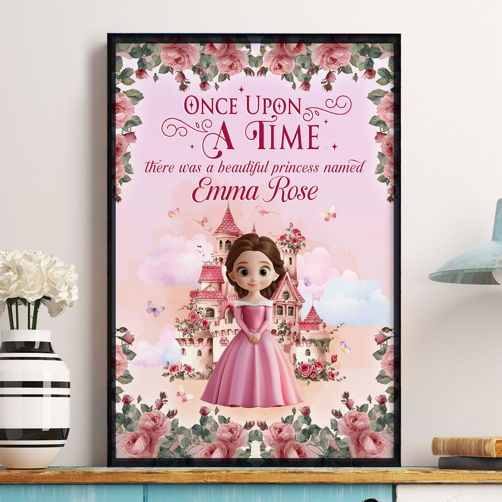 Once Upon A Time, There Was A Beautiful Princess - Personalized Poster ...