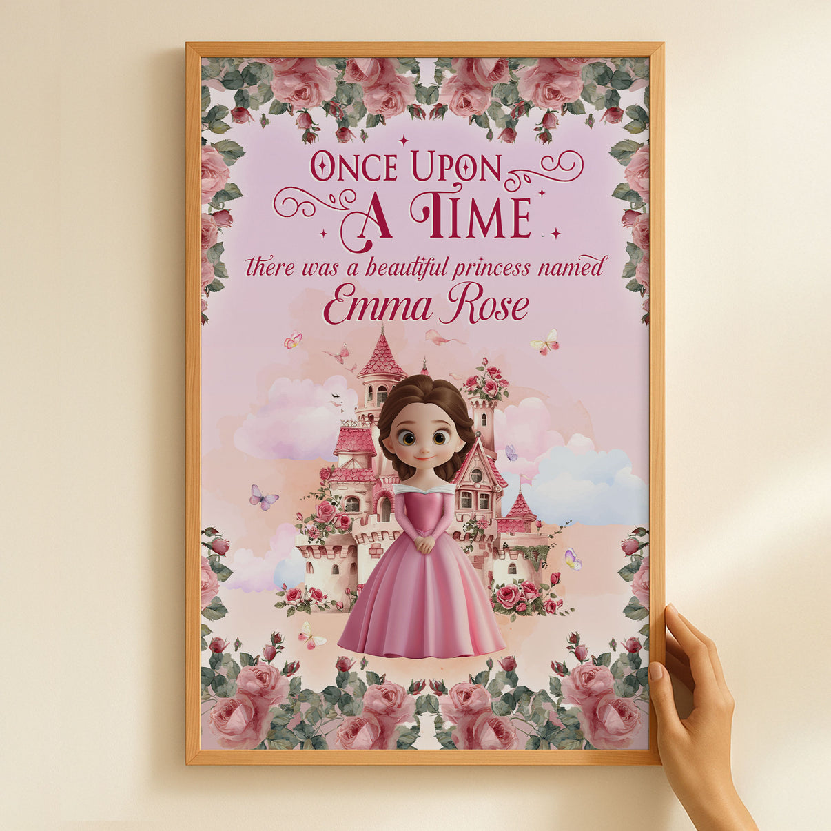 Once Upon A Time, There Was A Beautiful Princess - Personalized Poster ...