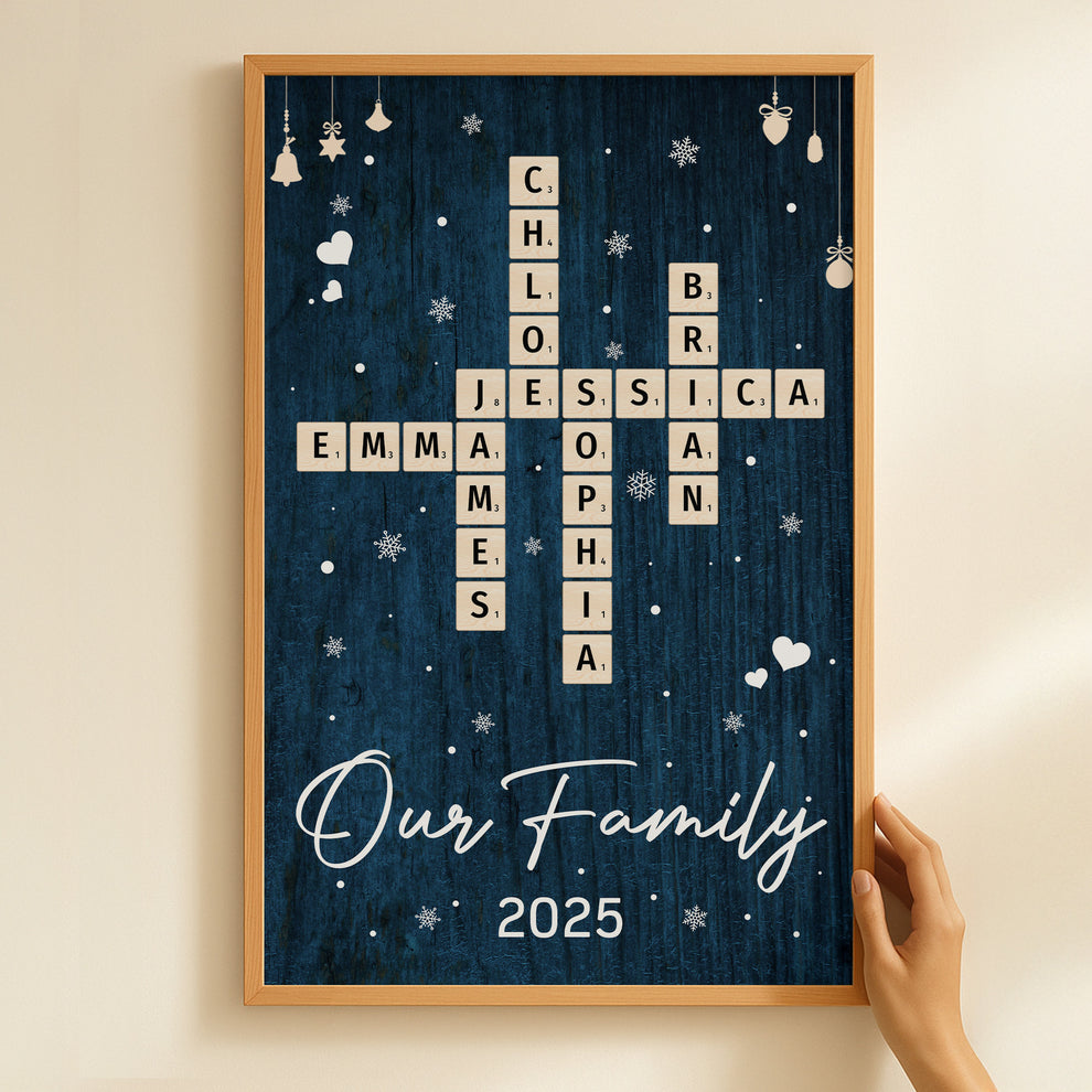 Our Family Scrabble - Personalized Poster – Macorner