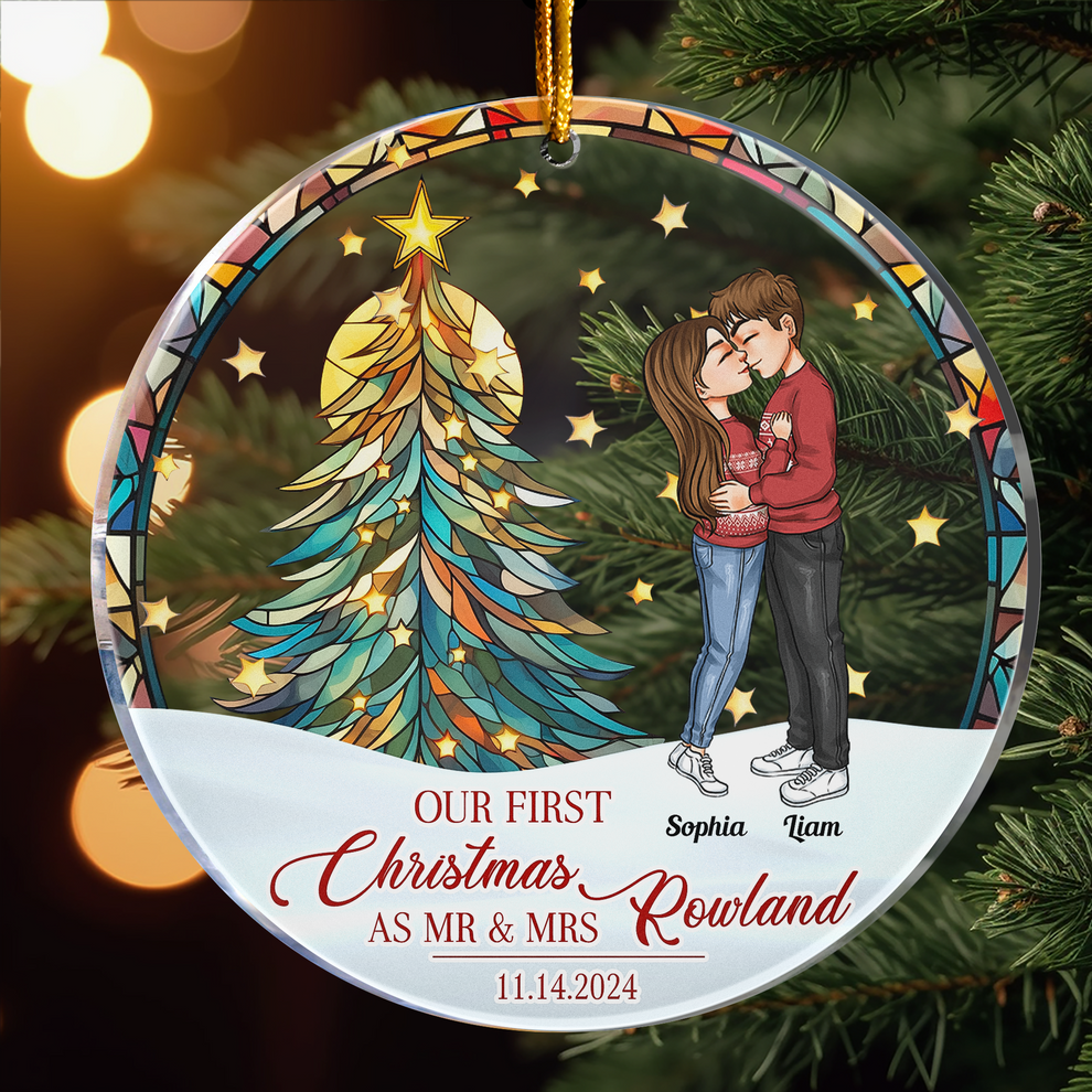 Our First Christmas - Personalized Acrylic Ornament – Macorner