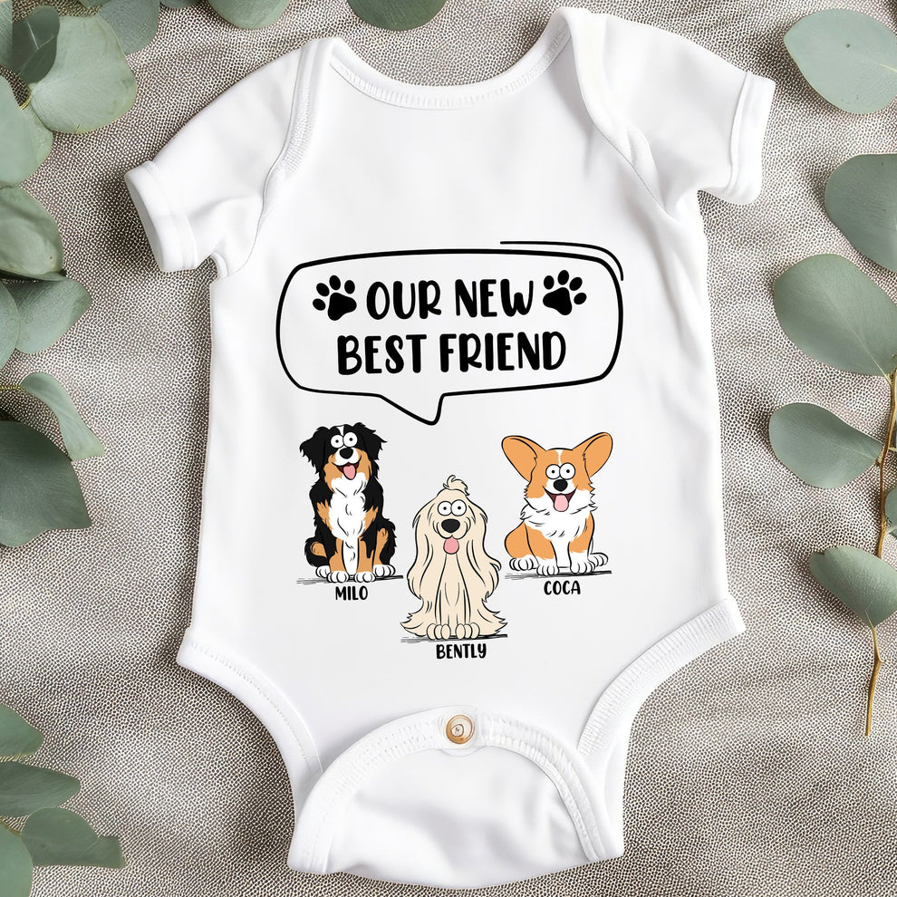 Our New Best Friend - Personalized Baby Onesie – Macorner