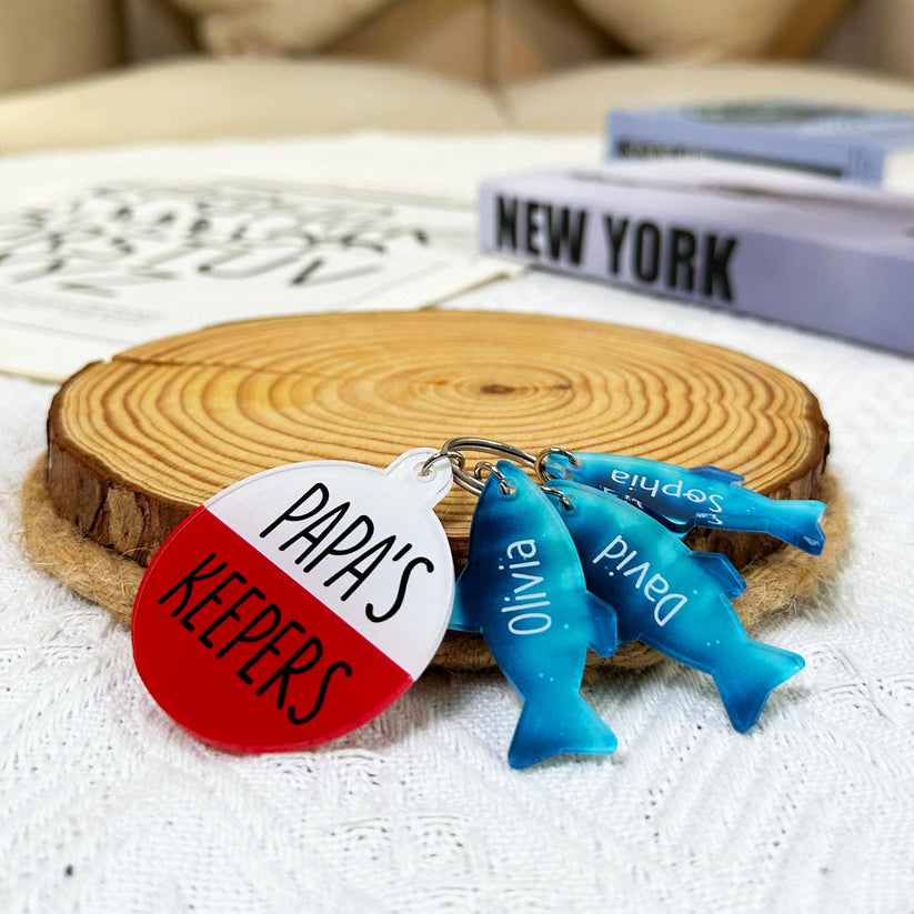 Papa's Keepers - Personalized Acrylic Keychain – Macorner
