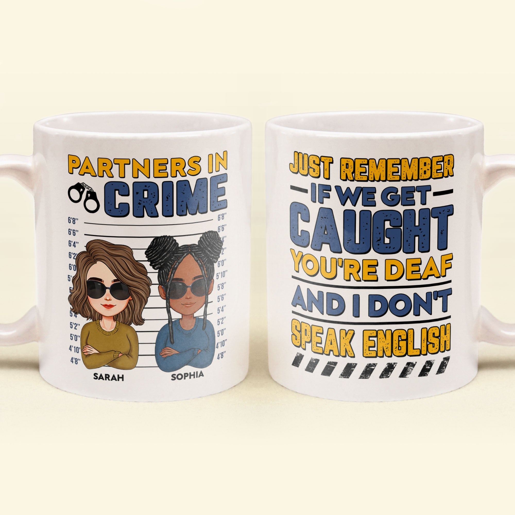 Partners In Crime - Personalized Mug – Macorner