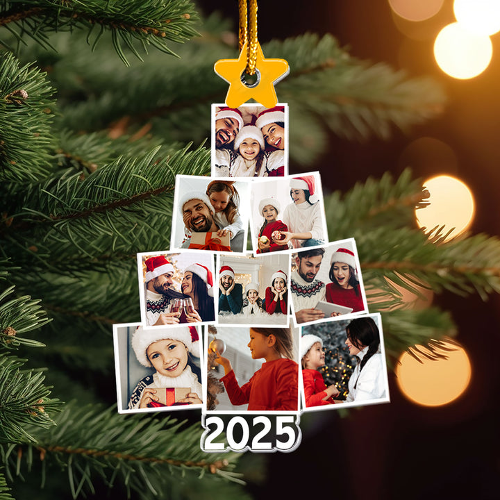 Photo Family Tree Christmas - Personalized Family Photo Ornament – Macorner