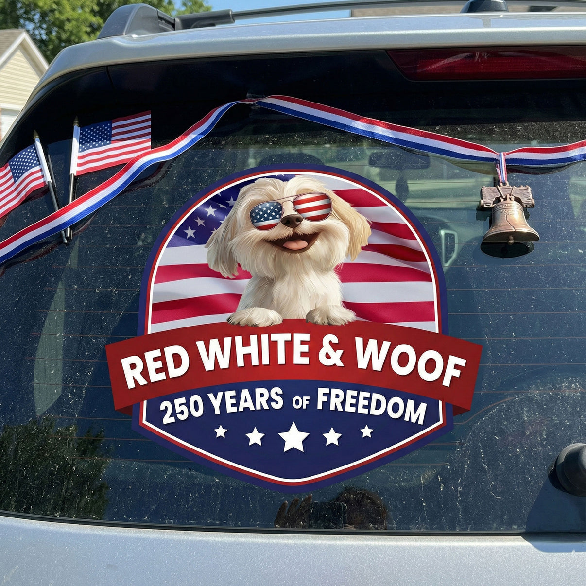 Red White & Woof 250 Years Of Freedom - Personalized Decal – Macorner
