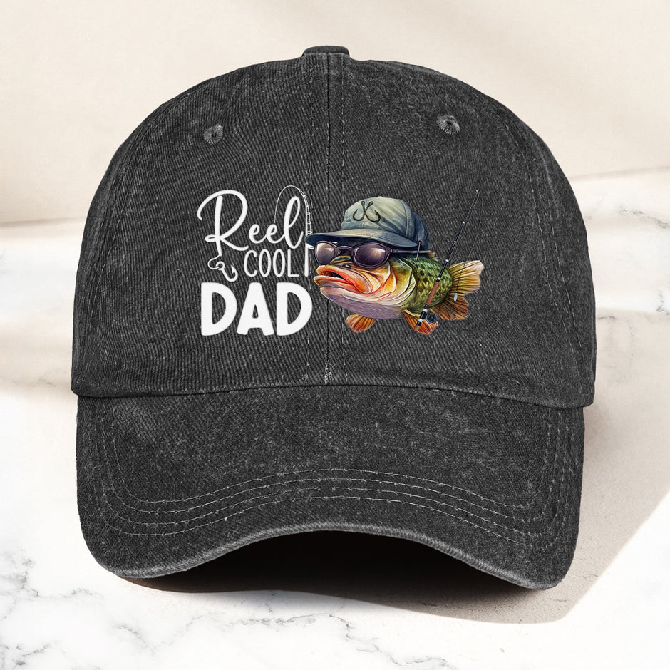 Reel Cool Dad, Grandpa, Papa - Custom Kids' Names - Personalized ...