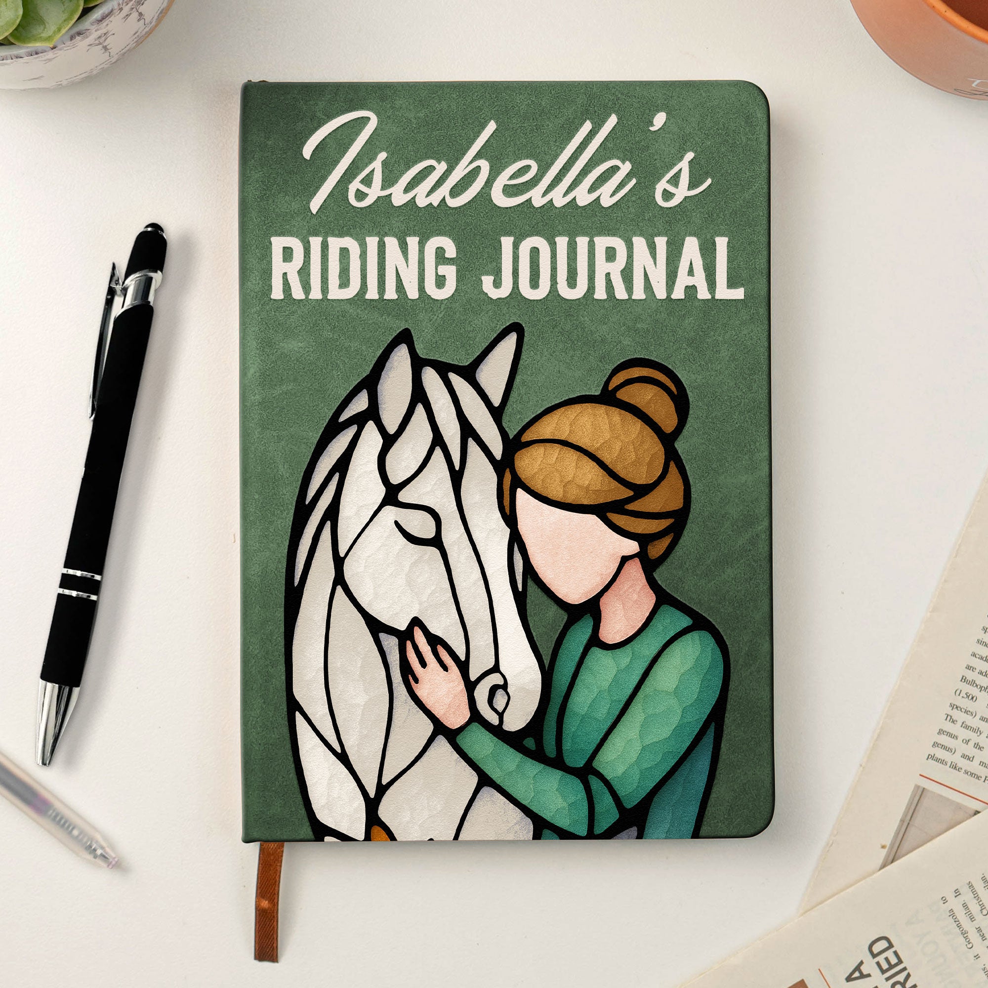 Riding Journal - Personalized Leather Journal – Macorner