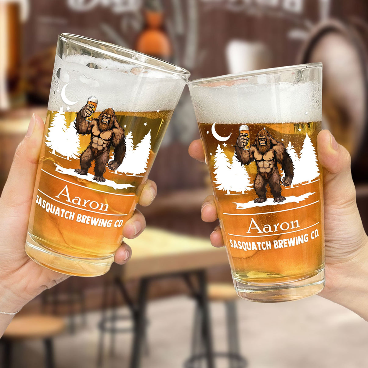 Sasquatch Brewing Co. - Personalized Beer Glass – Macorner