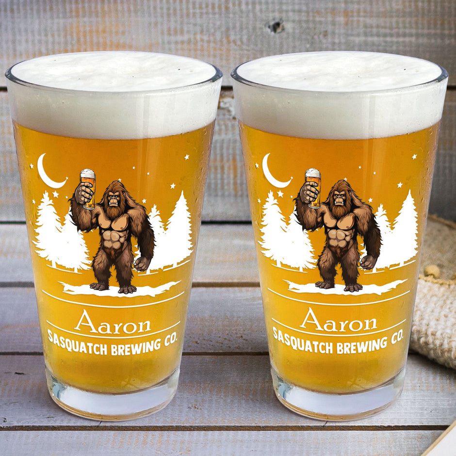 Sasquatch Brewing Co. - Personalized Beer Glass – Macorner