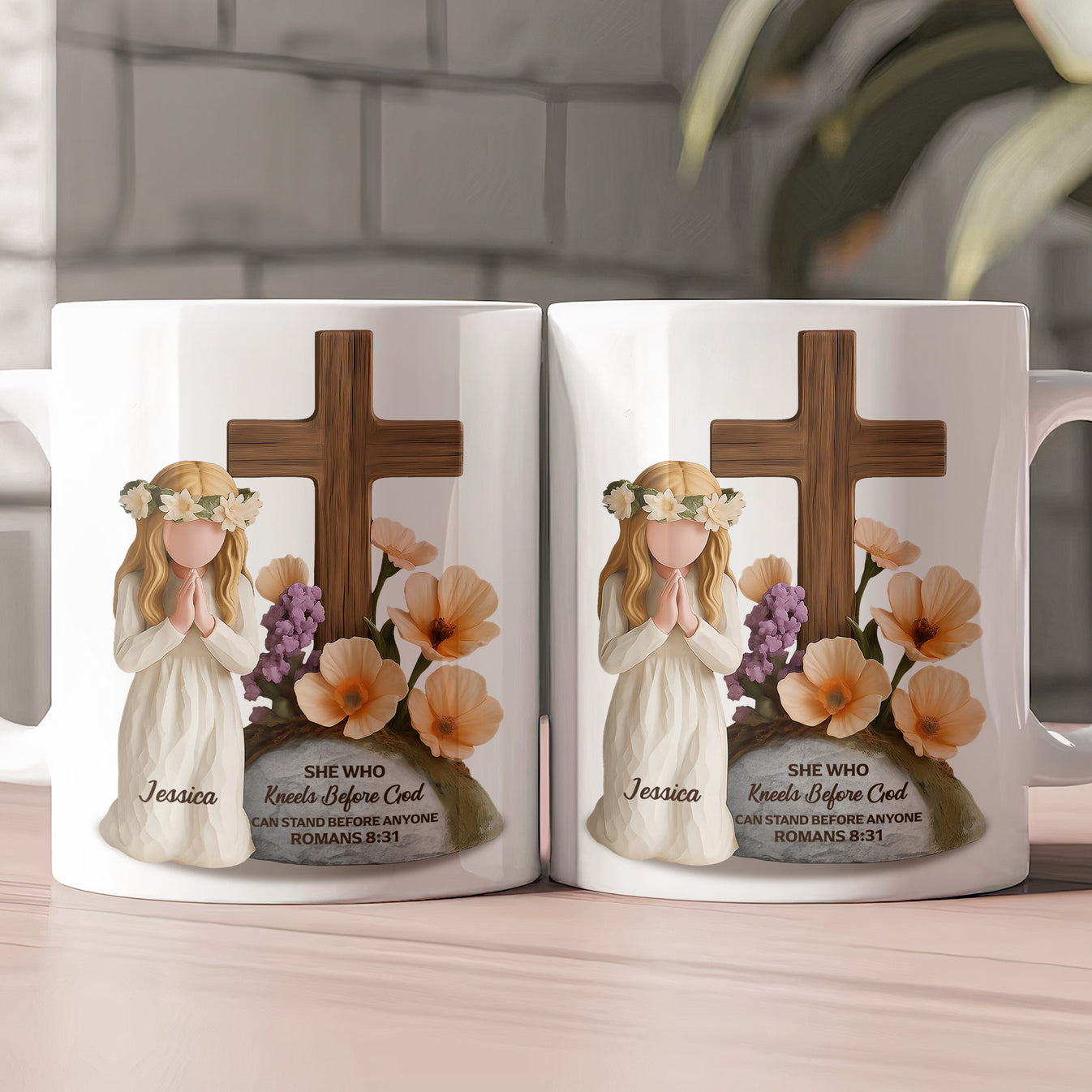 She Who Kneels Before God Can Stand Before Anyone Gift For Her - Perso ...